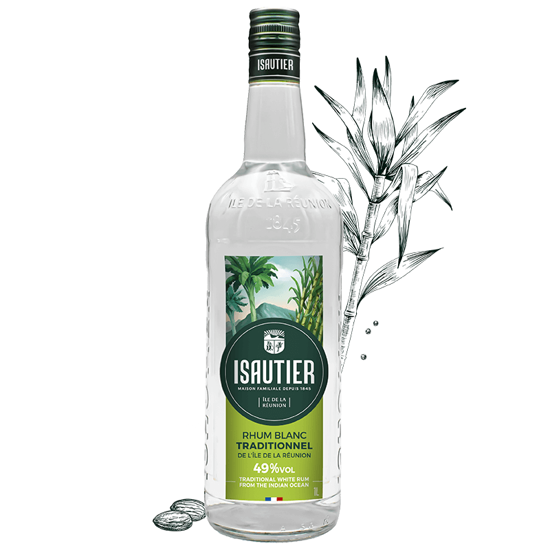 Rhum Blanc traditionnel 49° | Isautier