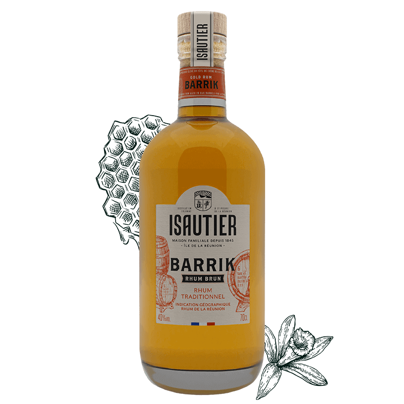 Barrik : Rhum Brun traditionnel Isautier