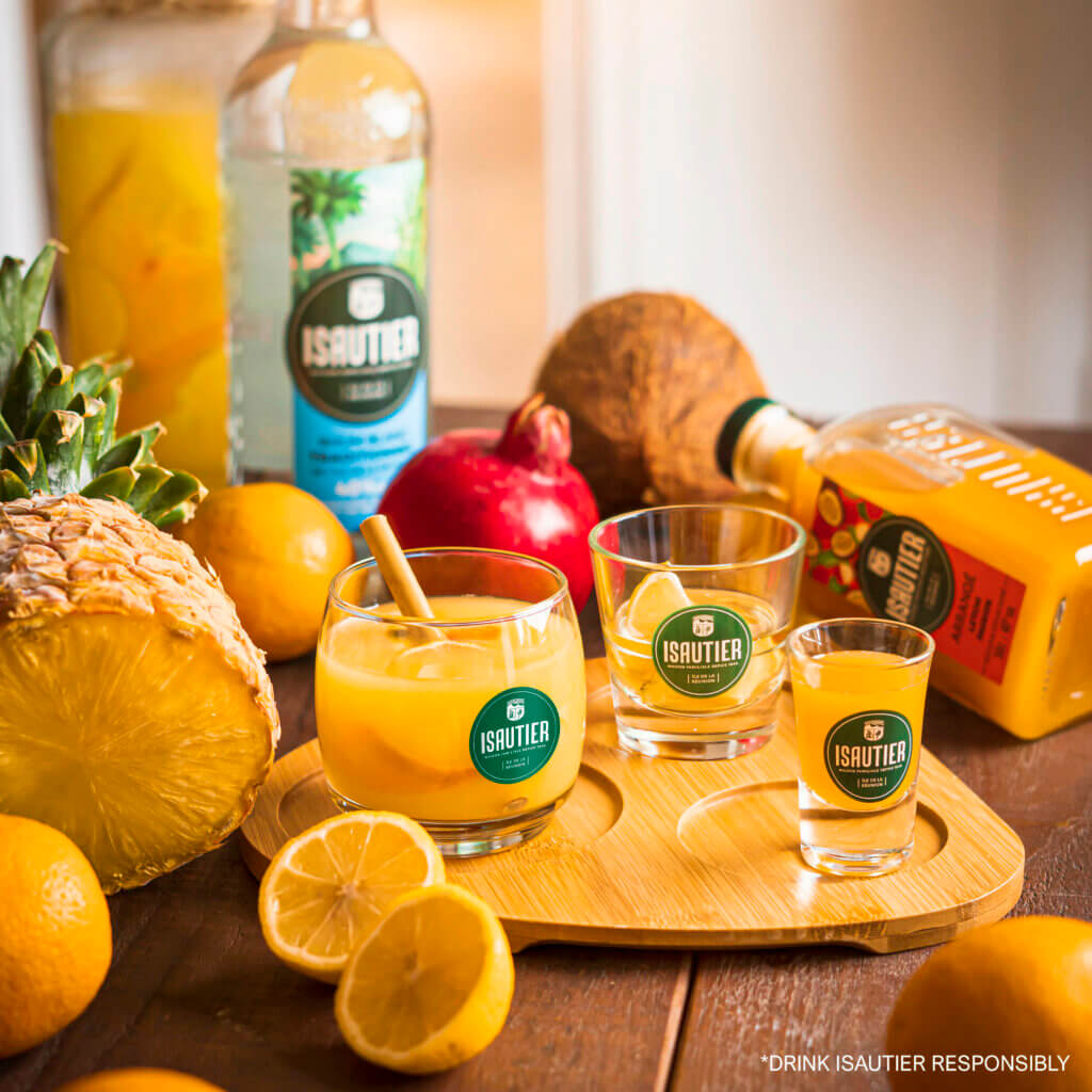 Reunionese rum aperitifs : popular recipes - Isautier Rum